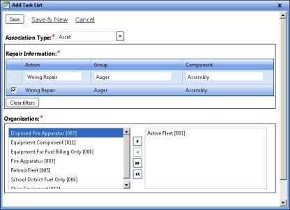 Adding a Task List